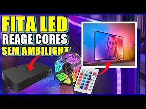 Configure any LED strip to react to TV colors (cinema mode) without needing an Ambilight device.
