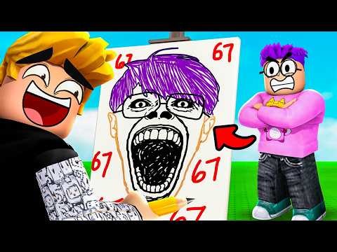 ROBLOX DRAWING BATTLE vs MY BEST FRIEND!