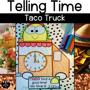 Taco Telling Time Clock Craft | Cinco de Mayo | Fiesta