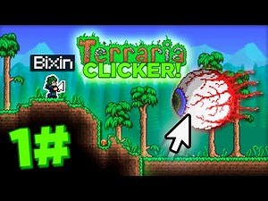 Jogando Com a Classe Clicker do Terraria, Onde eu LITERALMENTE Clico nos Inimigos!