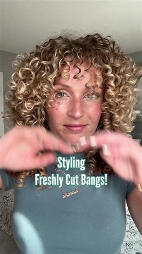 How to Style Curly Bangs for a Fresh Look
