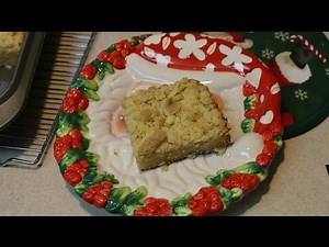 Lemon Curd Crumble Cake