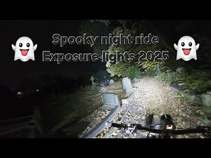 First night ride of the year with the new 2025 exposure lights - WOW