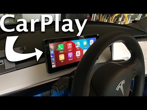 CarPlay For Tesla Model 3 & Y...My Life Is Complete! // Install + Demo