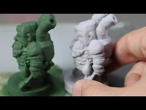 Post-Processing 3D Printed PLA Print with Liquid Green Stuff Part 2