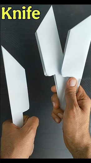 DIY Paper Knife 🗡️ | Easy A4 Paper Craft Tutorial #paperknife #diycrafts #origami