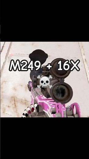 M249 + 16X Scope Rust #magicrust #rust #раст