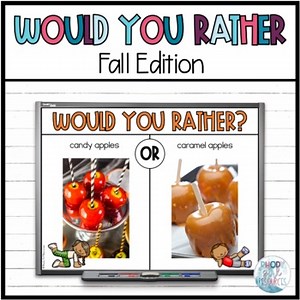 Fall Would You Rather Questions & Slides Movement Break