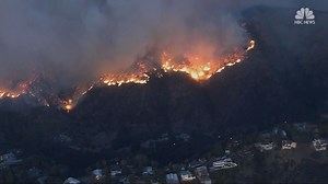 California wildfires threaten homes and Getty Center