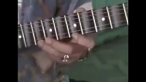 The Phím Lõm Guitar is a vietnamese modified version of an electric, the wood between the frets is curved to play like asian high frets instruments, a very strange playing for a Strato! | Rare And Strange Instruments