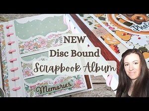 NEW! Scrapbook Disc Bound Album Cover & Pages | Tutorial