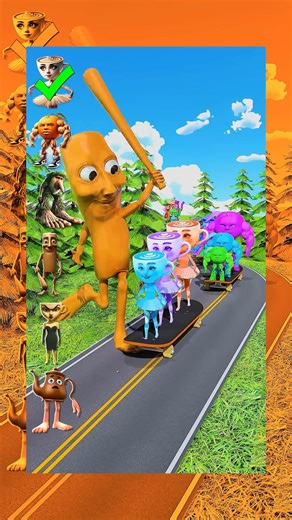 1K views | Funny Italian Characters Rainbow TUN TUN SAHUR | Nirvaxi Studio | Facebook