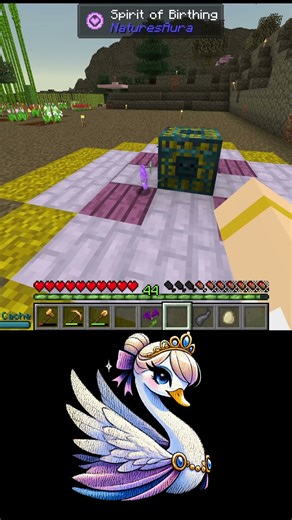 My first pet in Reclamation Minecraft through the Altar of Birthing