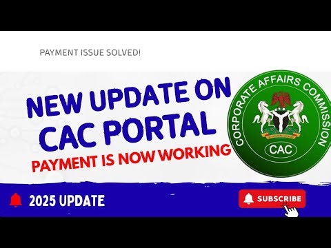 💼 How to Fix CAC Portal Payment Issue 2025 | New Working Update Explained