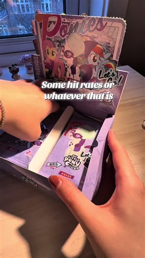 Unboxing My First Ever My Little Pony Cards!