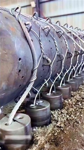Precast Concrete Pole Reinforcement – Steel Wire Tensioning Process