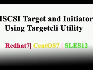 Install and configure ISCSI target and initiator server in RHEL7 | CentOS7 | SLES12