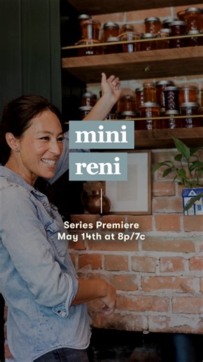 42K views · 578 reactions | Joanna Gaines shows us how creativity and intention can transform any space! #MiniReni premieres Wednesday, May 14 at 8p/7c on #MagnoliaNetwork.​ ​ Ways to watch:​ TV, Max and discovery+ | Magnolia Network | Facebook
