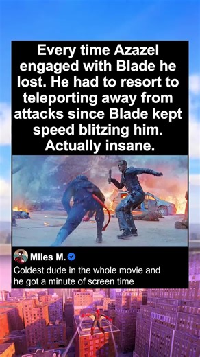 1244. Blade vs Azazel - Fight Scene - Deadpool & Wolverine (2024) | blade deadpool 3