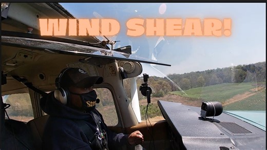Scary Student Pilot Flight Lesson – Wind Shear!