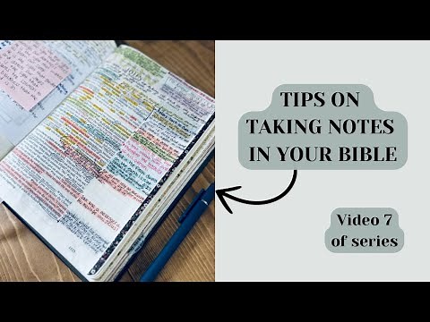 What to Take Notes on In Your Bible! | Bible Study Tips | Note Taking | ESV Journaling Bible