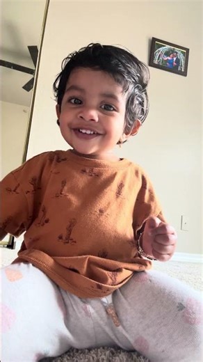 At 14 months, she can identify letters correctly even when asked in random order. #babyshorts