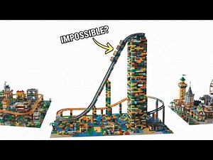 Crazy LEGO Experiment: Can a 90° Roller Coaster Actually Work?