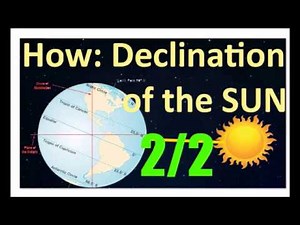 How to calculate the declination angle of the sun (2/2)