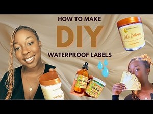 How to make waterproof labels from home