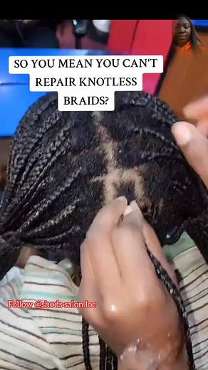 How to repair knotless braids #videoviralシ #viralreelsfb #thehairheaven #facebookreel #hairgoals | The Hair Haven