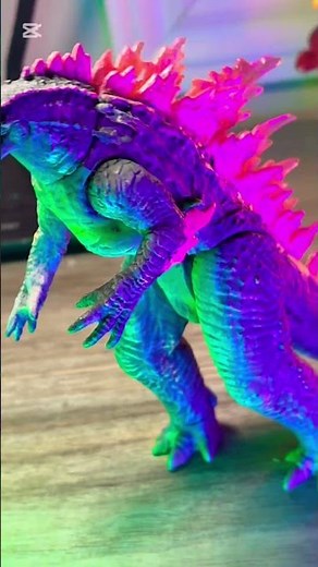 My custom painted Godzilla evolved figure by Playmates!
