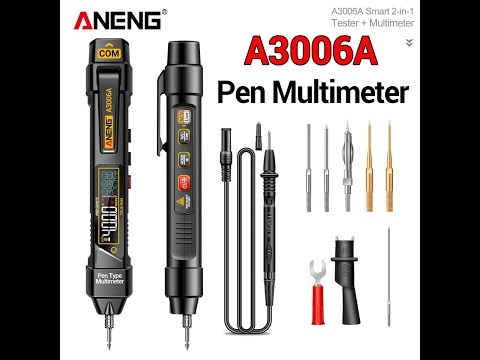 ANENG A3006A Smart 2-in-1 Pen Multimeter – Your Perfect Tool for Safe & Efficient Electrical Testing