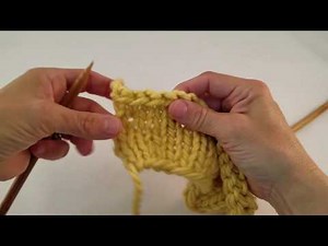 Binding off and fixing the last stitch.