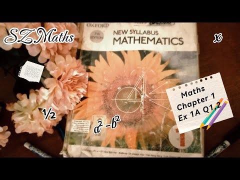 New Syllabus Mathematics 7th Edition - Chapter 1 Ex 1A - Question 1 and 2