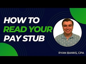 How to Read & Understand your Pay Stub