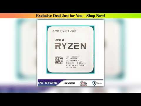Hands-on AMD Ryzen 5 R5 3600 36GHz 6Core 12Thread CPU Processor LGA AM4