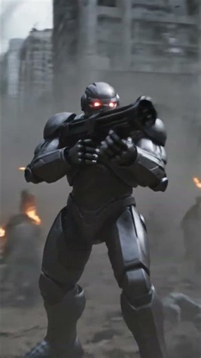 Cyborg Soldier vs Zombies 🤯🔥 | AI Action Scene | AI Action Battles #ai #shorts