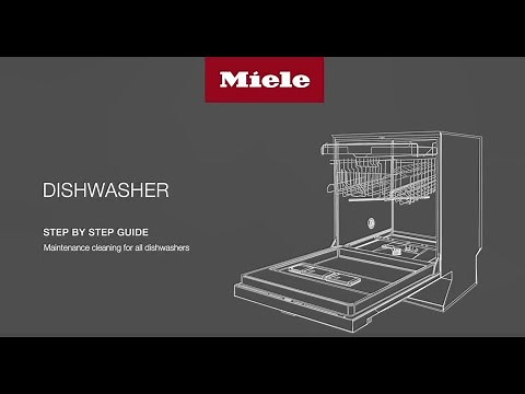 How to perform a maintenance clean for Miele Dishwashers