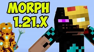Minecraft 1.21.5 Morph MOD - how to use (Spotlight) (Remorphed mod 1.21.5 Spotlight)