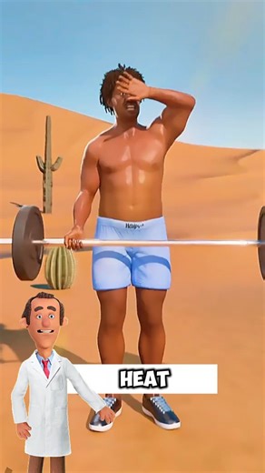 Dr.zenphd on Instagram: "Training in Extreme Heat: The Truth Hot-weather workouts feel intense, but your body mainly focuses on cooling, not building muscle 💪🔥 Sweating doesn’t burn fat — heat just pushes your body into survival mode ⚡🏋️‍♂️ heat training, workout science, fitness facts, fat loss myths, hot weather exercise, gym knowledge #fitnessfacts #heatworkout #fatlossmyths #fitnesstips #workoutscience #gymknowledge"