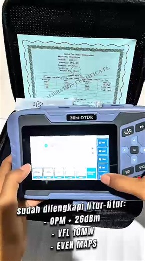 OTDR GT 6000 PRO adalah teknologi yang mengerti Sahabat GLOBAL OTDR...
