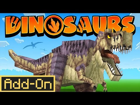 Dinosaurs Add-On 2.1 For MCPE 🦖 | Best Jurassic Mod for Minecraft PE 1.21+