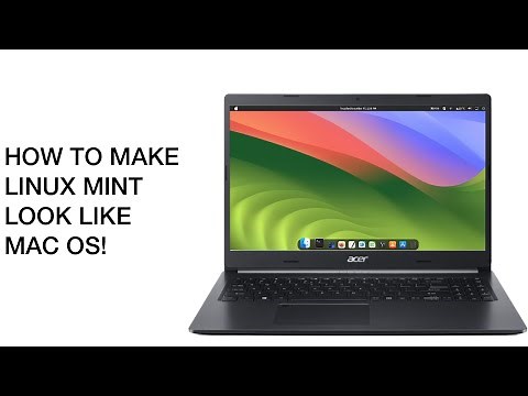 Linux Mint with Mac OS look