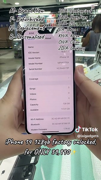 We BUY, SELL and SWAP of any kind of Gadgets! We are located at stall number XB1, 2/F Cellphone tiangge, Greenhills Mall. Just look for Lai Gadgets! Store location: 📍Stall number XB1, 2/F Cellphone tiangge, Greenhills Mall. Just look for Lai Gadgets. Or you may call 09496901863. Disclaimer: We are not affiliated with any brands. All trademarks and copyrights belong to the rightful owner. #laigadgets #fyp #foryoupage #legitseller #iphoneseller #greenhillsiphone #greenhillsmall #tiktokph #tiktokp