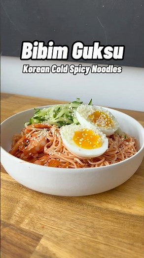 Bibim Guksu Recipe (Korean Spicy Cold Noodles)
