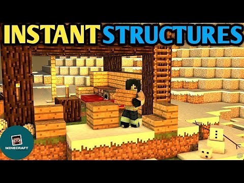 Instant Houses and Farms Add-on in Minecraft PE/BE Updated | 26.0+ | mrgamingisop | Android/IOS