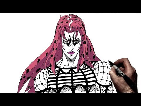 How to Draw Diavolo | Step By Step | JoJo's Bizarre Adventure