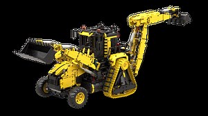 LEGO MOC-172874 Super Heavy Backhoe Loader (PoweredUp version) v1.1 (Technic 2024)