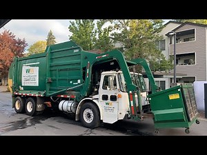 Waste Management 1999 Volvo WXLL Wittke Front Loader Garbage Truck!!