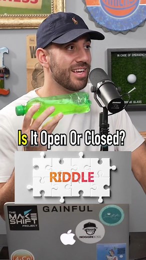 Open or Closed Bottle Trick Game - Solve This Riddle